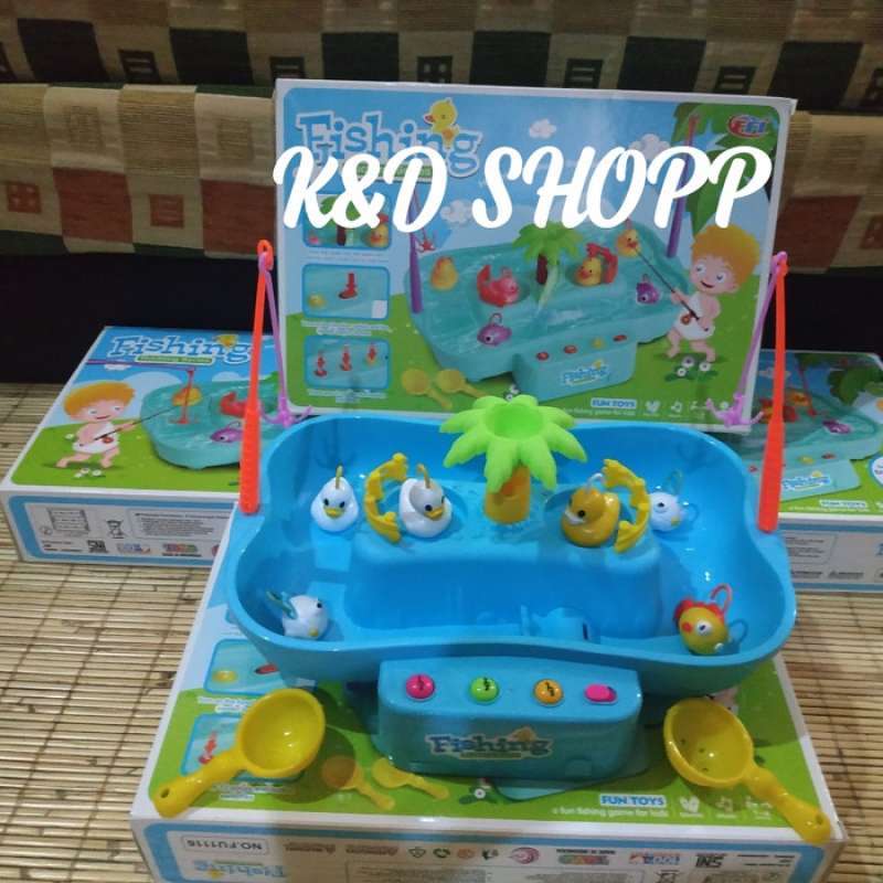 Jual MAINAN PANCINGAN ANAK-MAINAN KOLAM PANCING-FISHING TOY-PANCINGAN ...