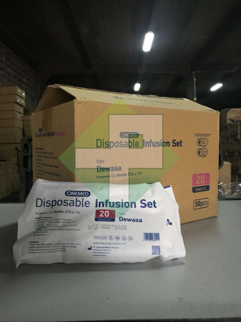 Jual Infusion Set Dewasa Onemed / Infuset / Selang Infus (box) Di ...