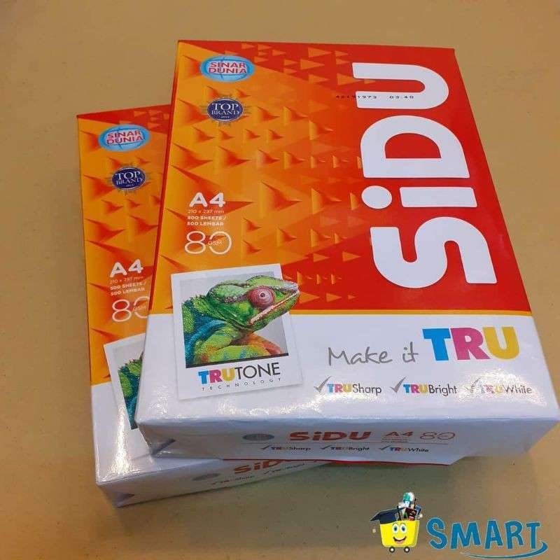 Jual Kertas Hvs Sidu A4 80gr Di Seller Smart Stationery - Sedati Gede ...