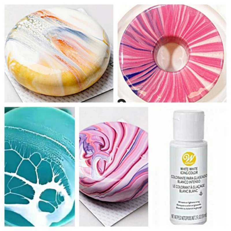 Promo Pewarna putih untuk cake glaze wilton white white icing color ...