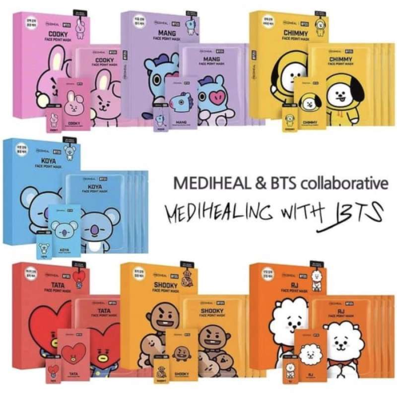 Jual Masker Muka Mediheal X BT21 - BTS Edition (Harga Per Box ya) di ...