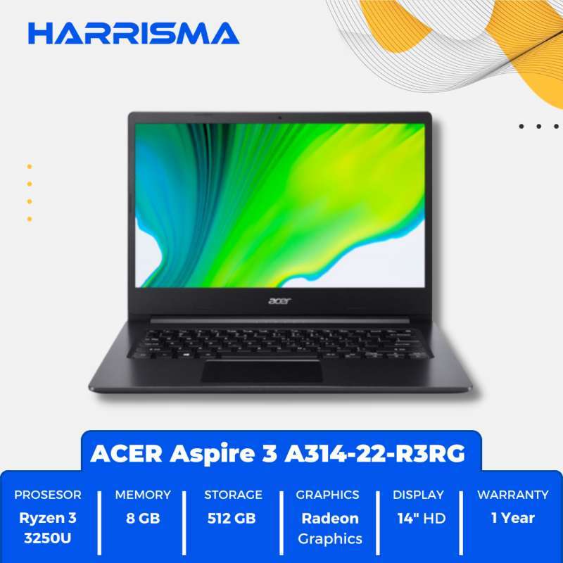 Jual ACER Aspire 3 A314-22-R3RG R3-3250U/8GB/512GB/14HD di Seller ...