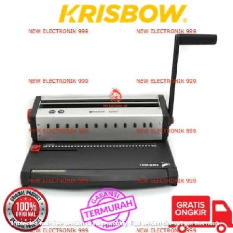 Jual Krisbow Binding Machine Double Wire 34 Holes Slv Di Seller New ...