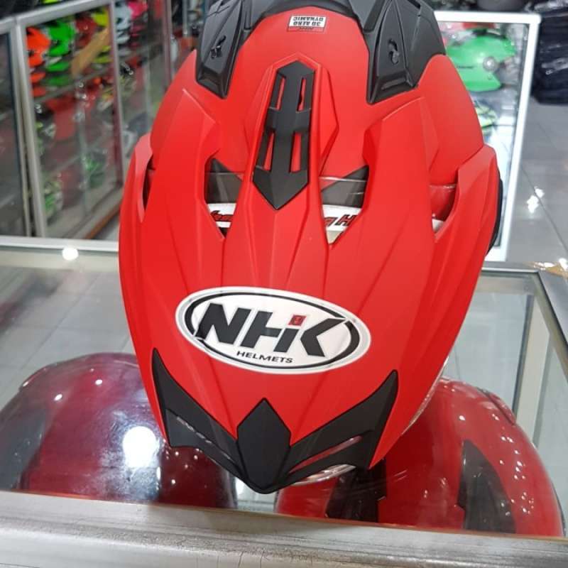 Jual Helm Nhk Predator Crypton New Merah Dof Di Seller Cintamotormu ...