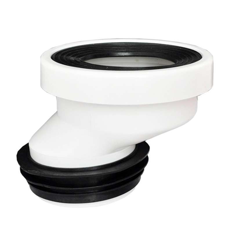 Jual Offset Toilet Flange Connector PVC for Urinals Repairing Cleaning ...