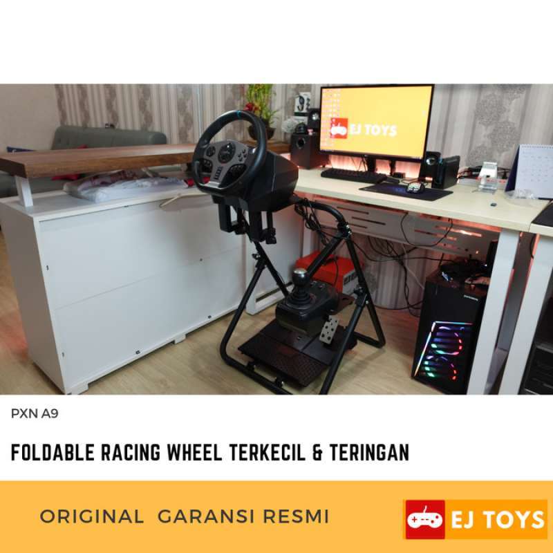 Jual EJ Toys PXN A9 Rig Racing Simulator Foldable Logitech Thrustmaster ...