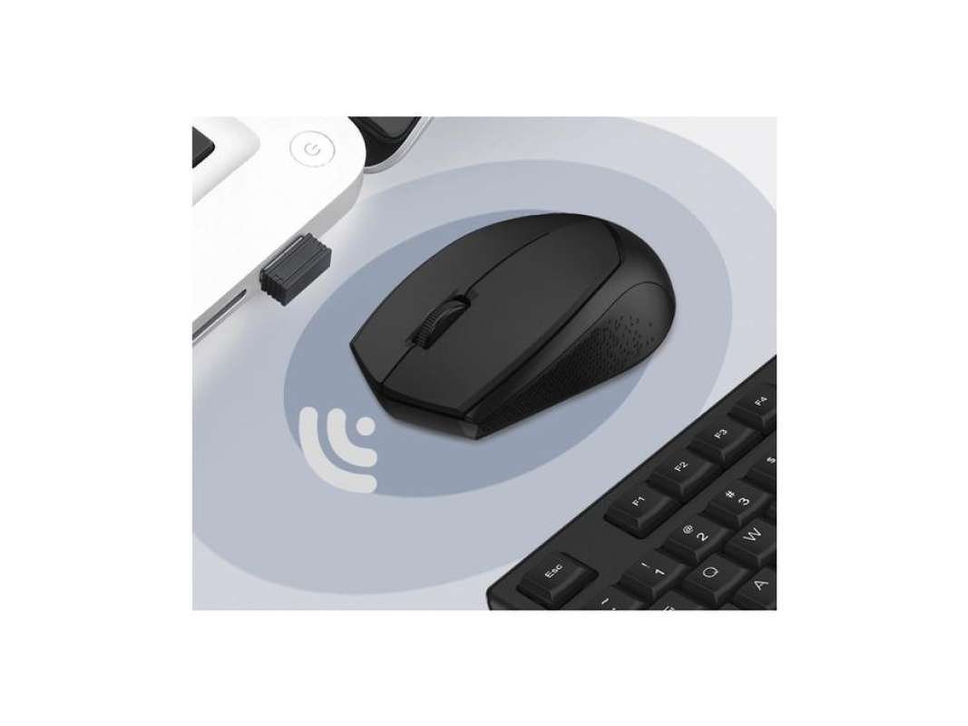 Jual Aoc Km210 Wireless Keyboard Mouse Combo Usb Ergonomic Design Di ...