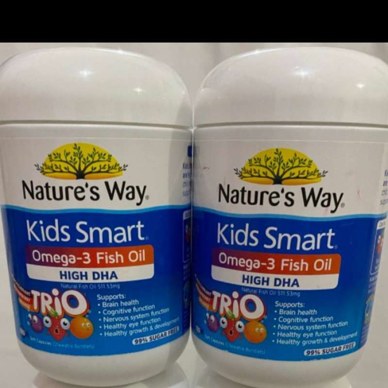 Jual Nature Ways Kids Smart Omega 3 Dha 180 Tabs di Seller EDOGAWA ...