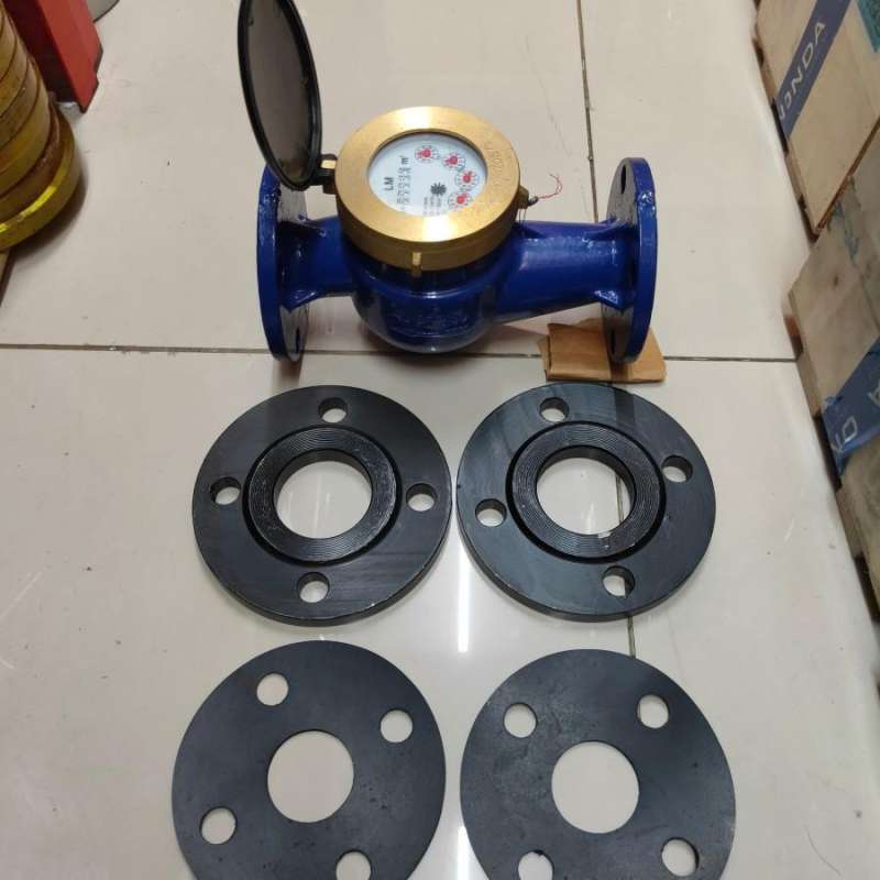 Jual METERAN AIR FLANGE PN 16 LM 1.5 INCH DN 40 1 set di Seller KARYA ...