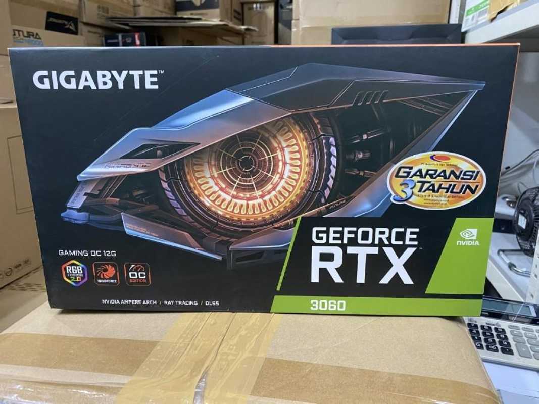 Jual GIGABYTE Nvidia GeForce RTX 3060 RTX3060 GAMING OC 12GB GDDR6 192 ...
