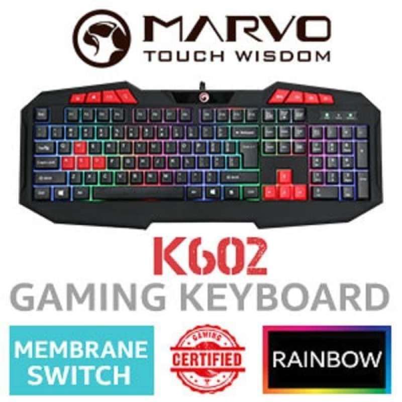 Jual MARVO SCORPION K602 - Membrane Gaming Keyboard di Seller TF COM - Mangga Dua Selatan, Kota ...