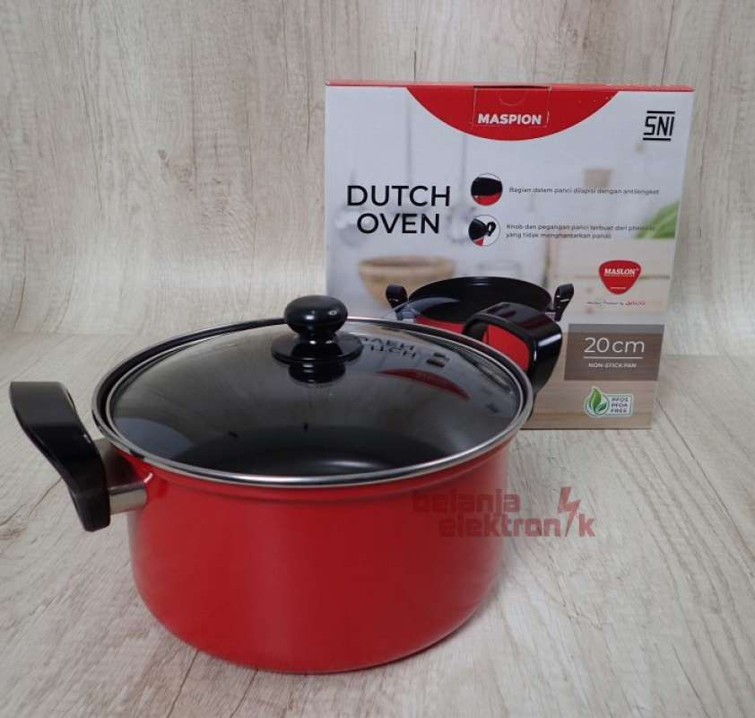 Jual Panci Teflon Maspion Dutch Oven 20 Cm Teflon Di Seller ...