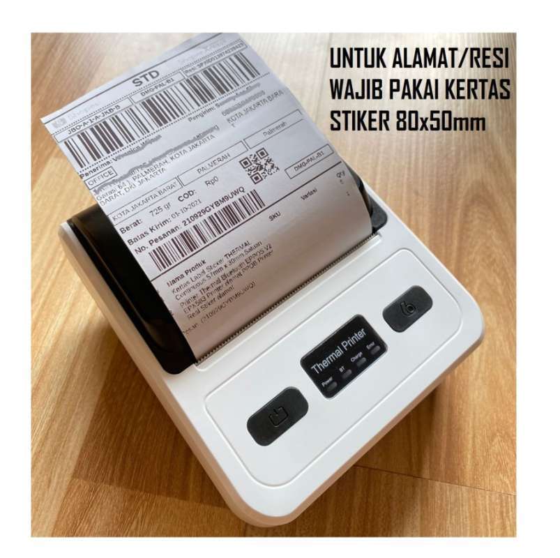 Jual Printer Thermal Bluetooth 80mm Dengan Baterai Rj11 Bluetooth Usb Di Seller Honey Market ...