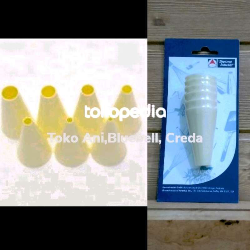 Jual Thermo hauser hole plain piping tips set of 6 / Spuit bulat set 6 ...