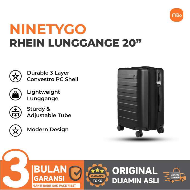Jual NINETYGO Rhein Lunggange 20inch Polycarbonate Hardside Suitcase ...