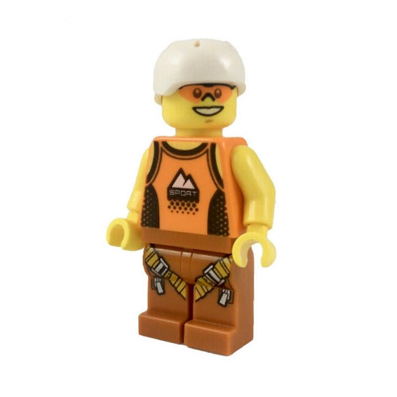 Jual LEGO 60202 Part Out CTY0917 Mountain Rock Climber Mini Figure di ...