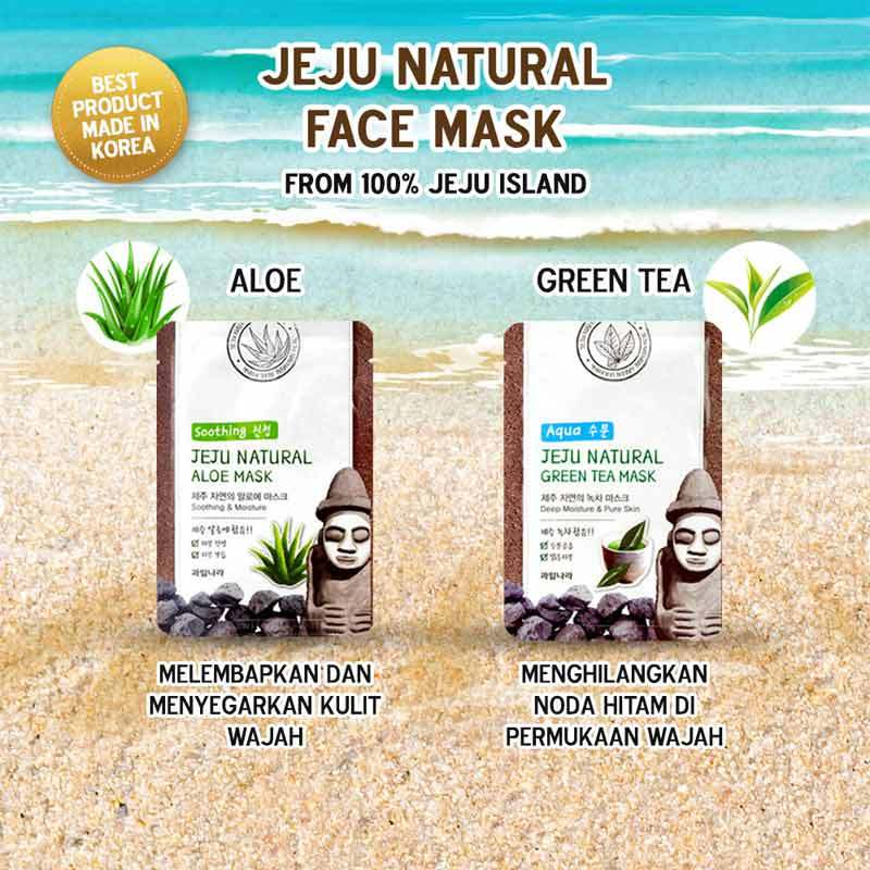 Jual Kwailnara Jeju Natural Sheet Mask Aloe Masker Wajah di Seller ...