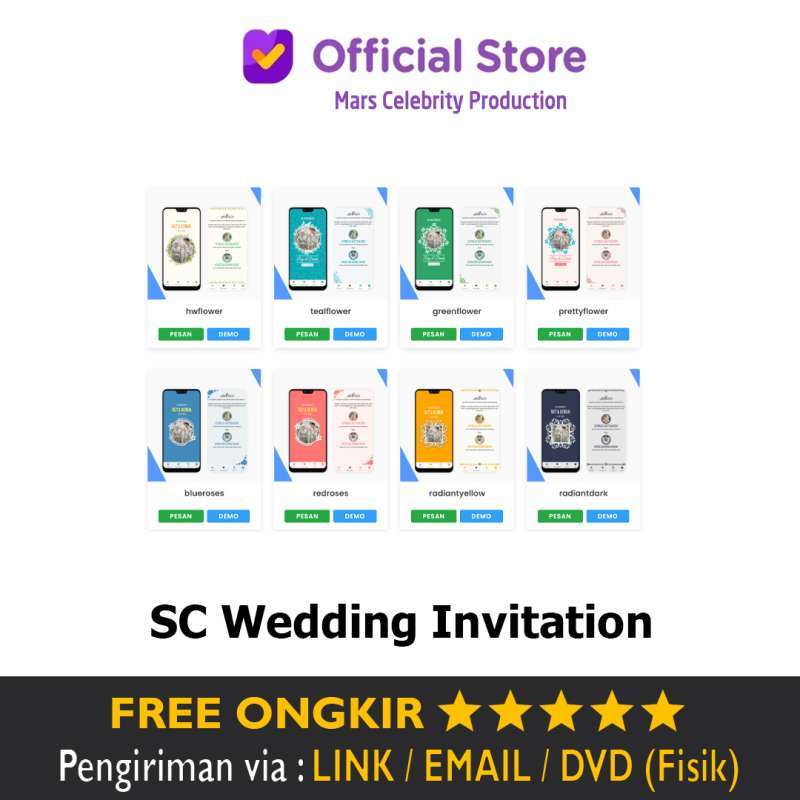 Jual Source Code Undangan Pernikahan Wedding Invitation Online ...