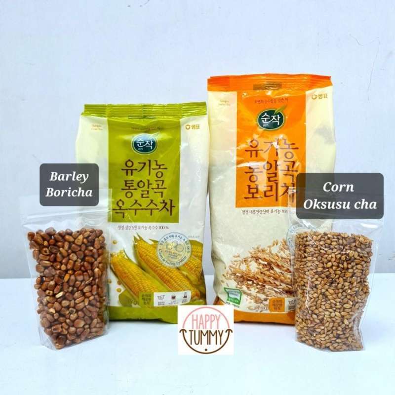 Jual Barley & roasted corn tea / boricha oksusu cha teh korea jagung ...
