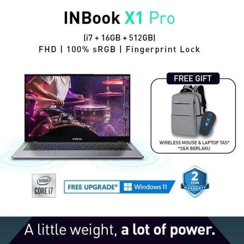 Jual Infinix INBOOK X1 PRO Notebook - Grey ( i7-1065G7 / 16GB / 512GB ...
