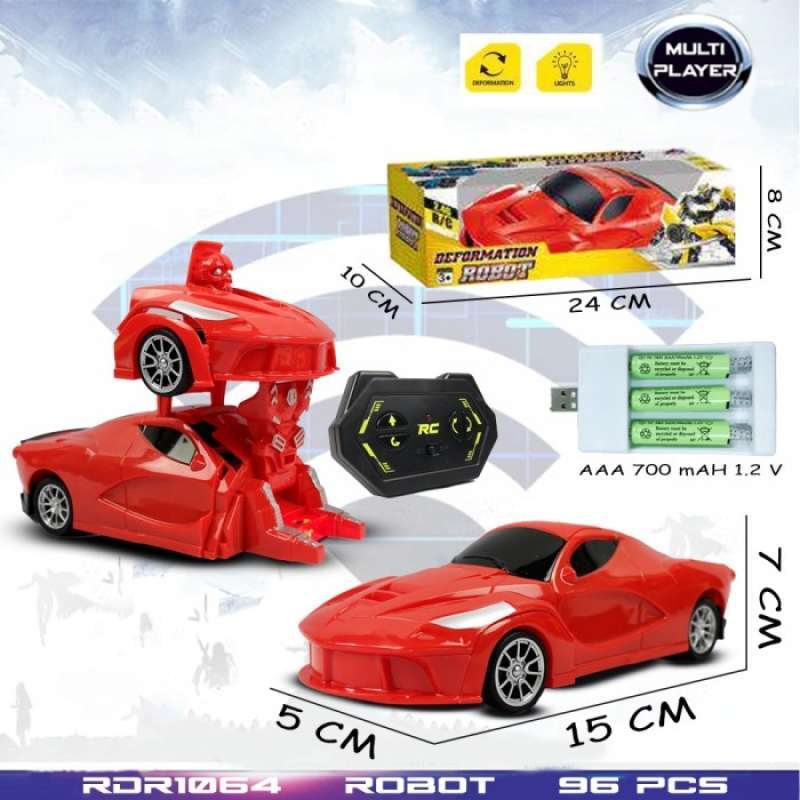 Promo mobilan remote control transformer sedan Diskon 49% di Seller ...
