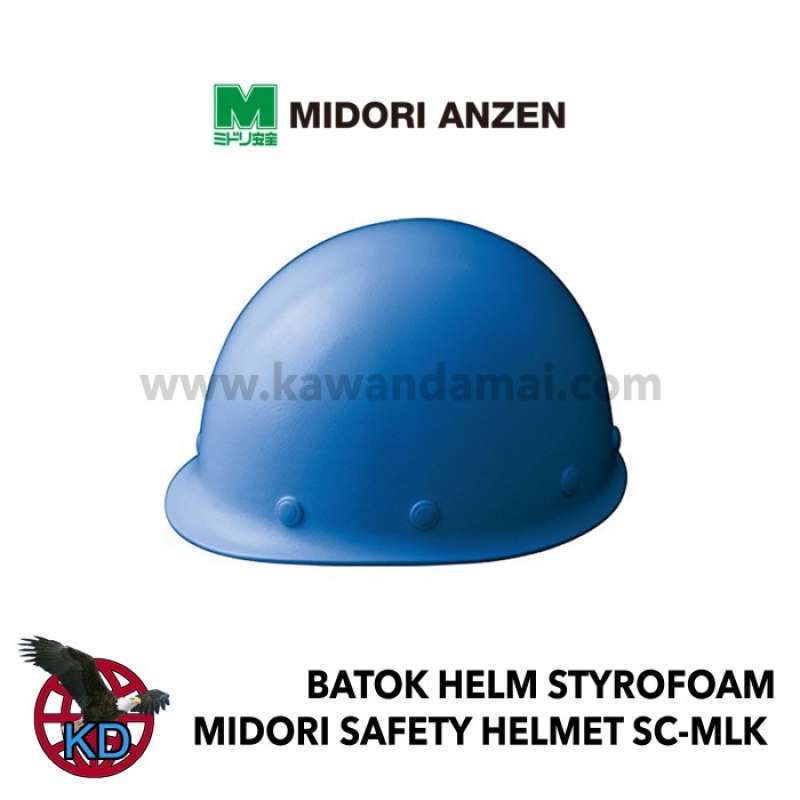 Promo Batok Helm Styrofoam Midori Safety Helmet SC-MLK - Multicolor ...