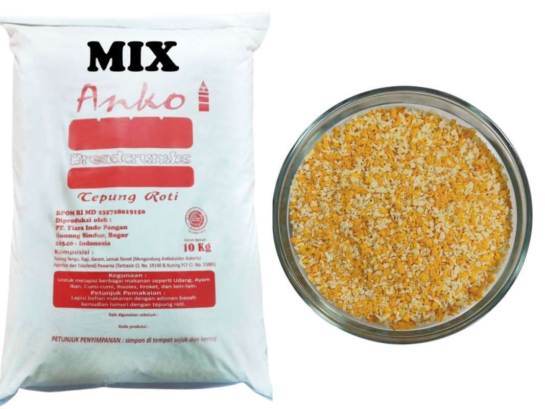 Jual Tepung Roti / Panko / Panir Mix 10 kg di Seller dgoodsstore ...