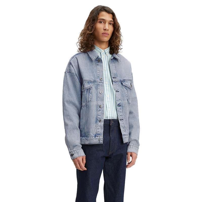 Jual Levi's Lmc Oversized Type Iii Lmc Jyah [67484-0001] - BLUE XS di ...