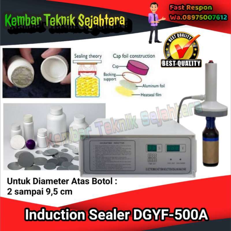 Jual Mesin penutup botol dengan aluminium foil/Induction sealer di ...