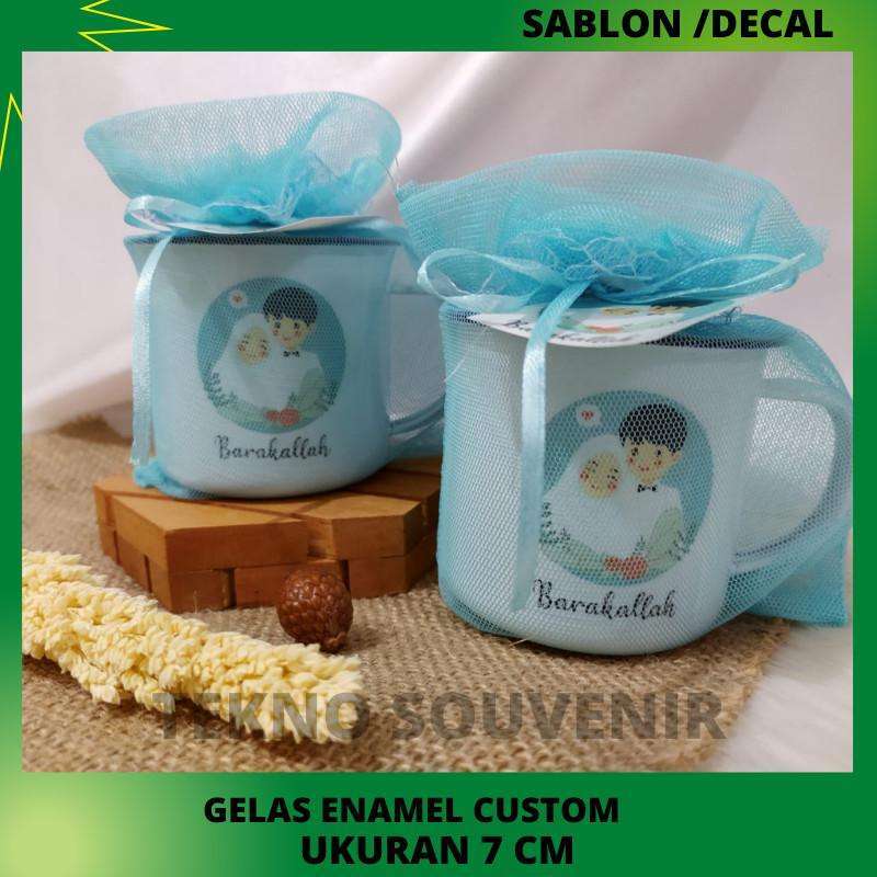 Jual Gelas Cangkir Kaleng Enamel Souvenir Gelas Enamel Custom Desain ...