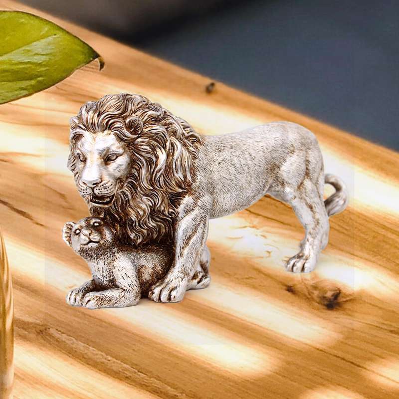 Promo Lion Statue Home Decoration Art Decor Craft for Desktop ...