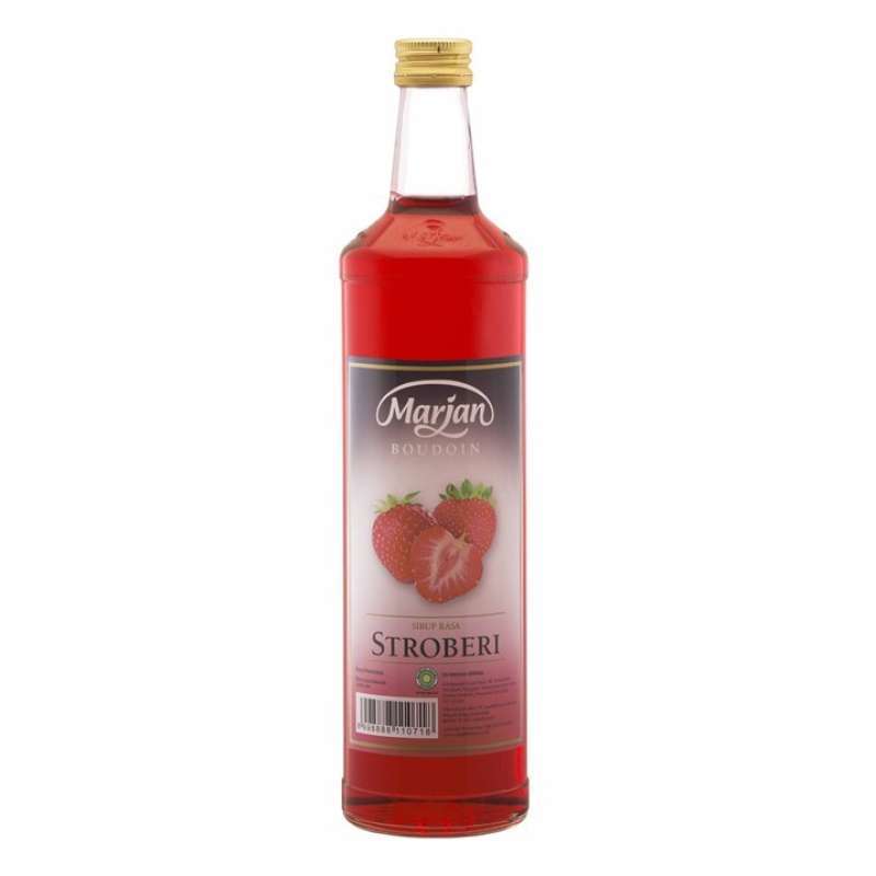Jual Strawberry Syrup Marjan Sirup Stroberi 460ml Di Seller Lattebless ...