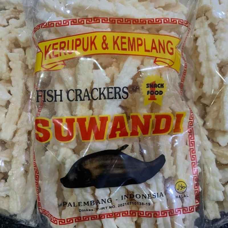Jual Suwandi Kemplang - Kerupuk Goreng Ikan Putak Palembang Bentuk Stik ...