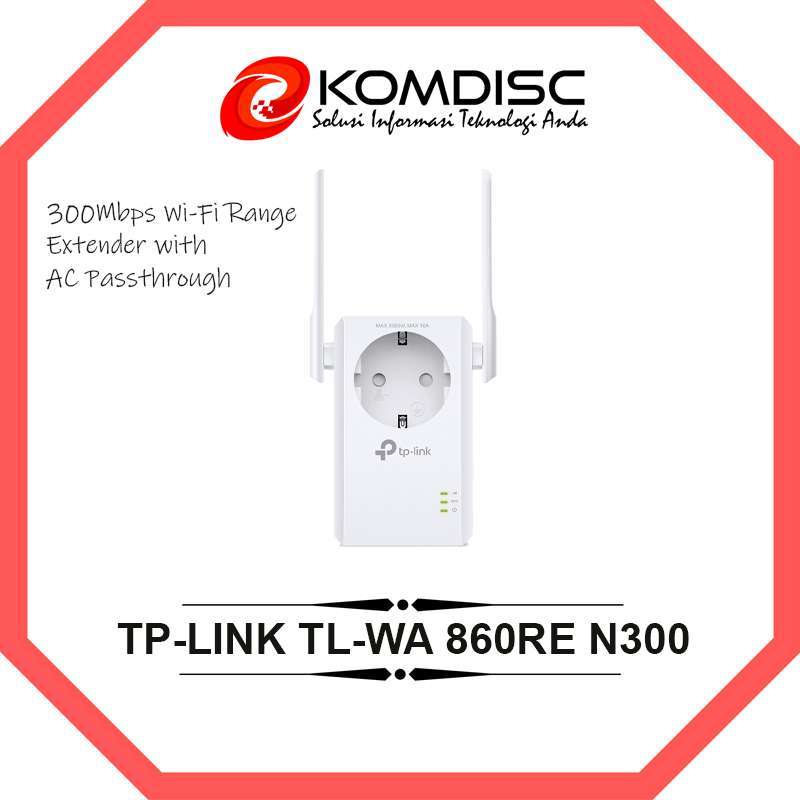 Jual Tp-link Tl-wa860re - 300mbps Wifi Range Extender Dengan Ac ...