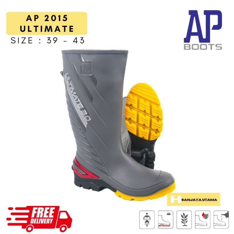 Jual Sepatu Boots Pria / Sepatu Boots Kerja / Sepatu APD Boots / Sepatu ...