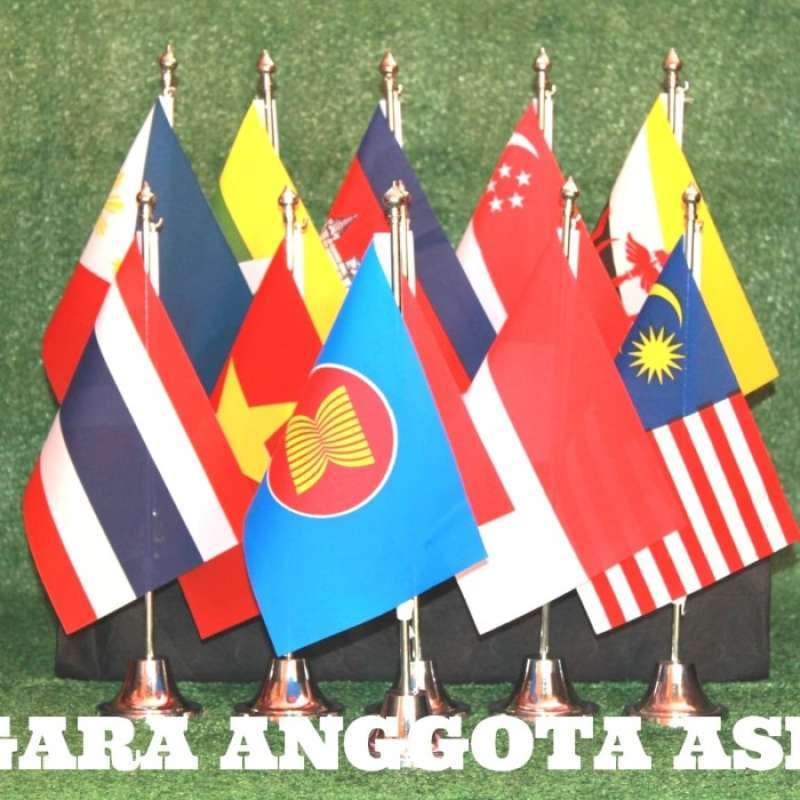 Jual [Special Edition] Bendera Meja Negara Anggota Asean + Tiang ...
