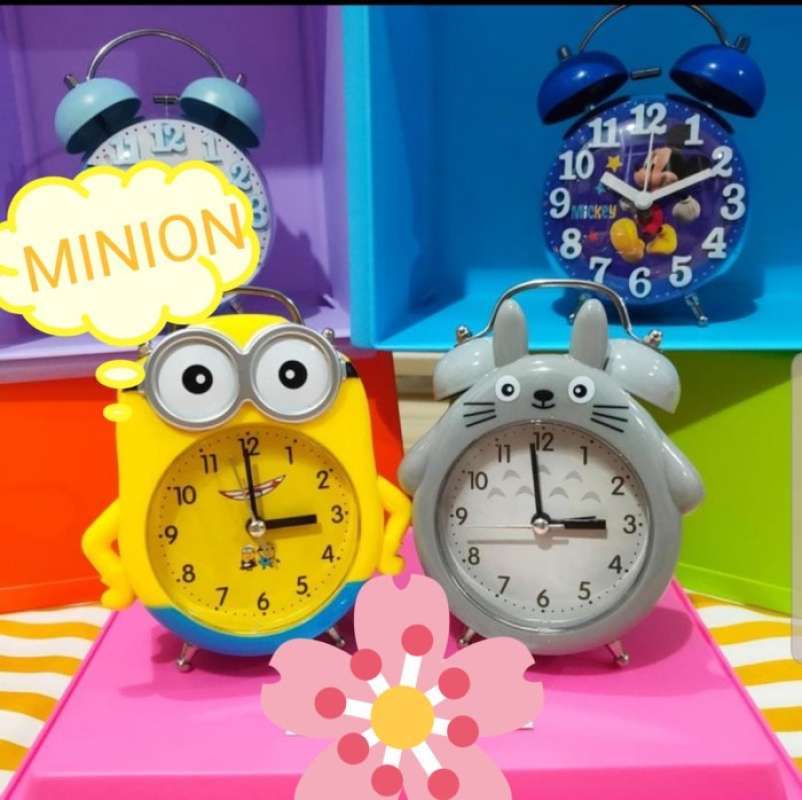 Promo JAM WEKER / JAM MEJA KARAKTER DISNEY MINION DAN TOTORO Diskon 23% ...