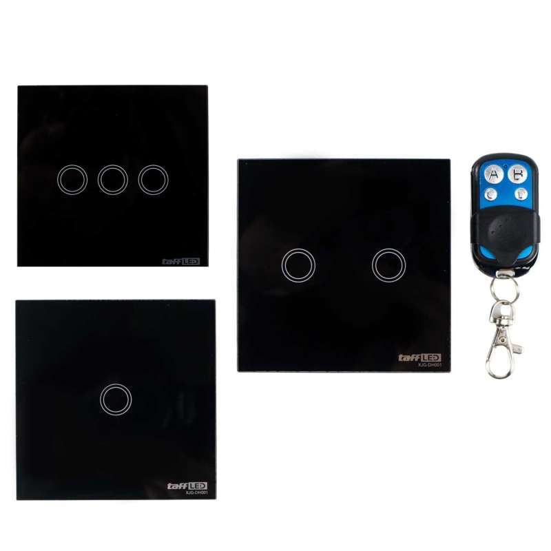 Jual Saklar Lampu Luxury Sentuh Touch LED Kaca Tempered Glass Premium ...