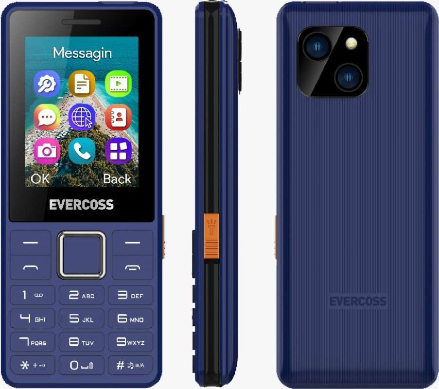 Jual Evercos N2c Feature Phone Candybar Hp Murah Garansi Resmi - Blue ...