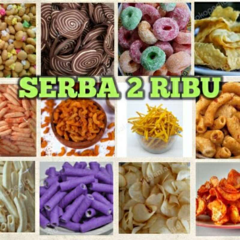Jual Pilihan 3 - Snack Serba 2000 / Cemilan Dua Ribuan/ Snack Kiloan ...