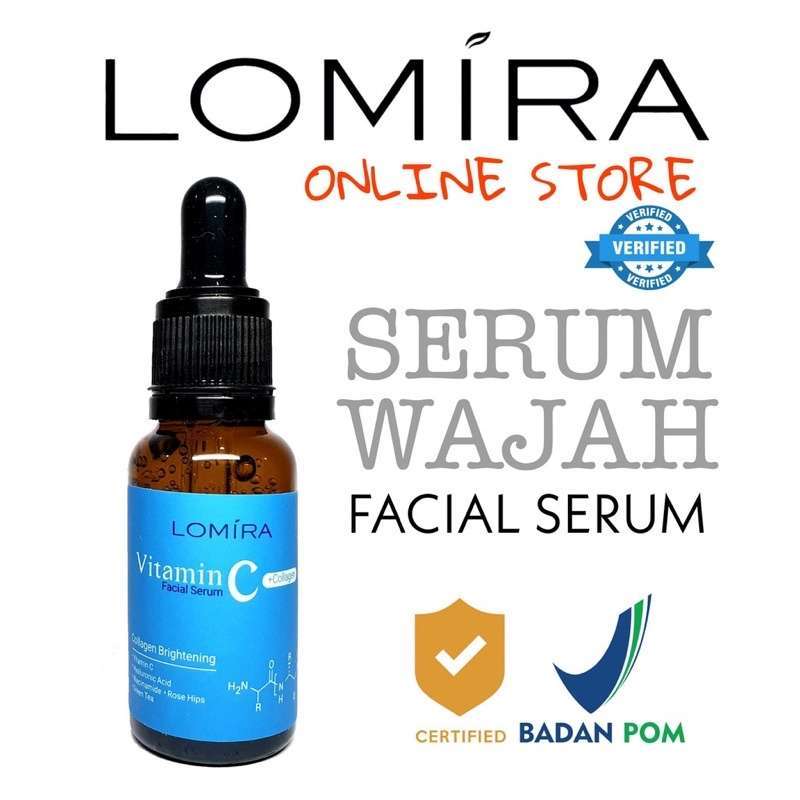Jual Lomira - Lomira Facial Serum With Vit C & Collagen 20ml Di Seller ...