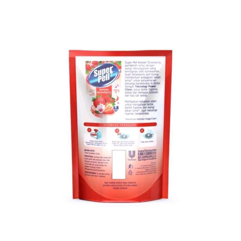 Jual Superpell Pembersih Lantai Korean Strawberry 700ml Twinpack Di ...