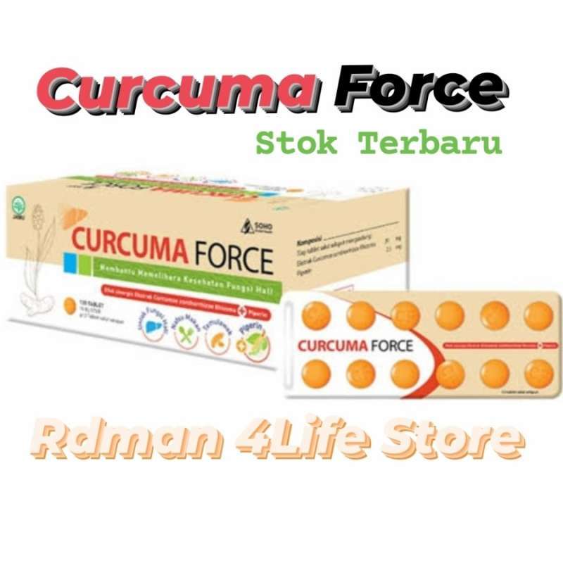Jual Curcuma Force Box 120 tablet Original di Seller Rdman 4Life ...