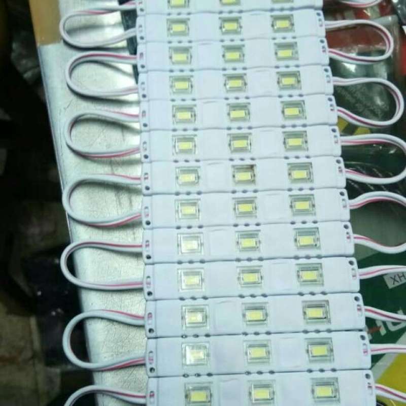 Jual Led Strip 3 Mata Modul Strip 12 Volt 5730 Smd Putih 1pcs Di Seller