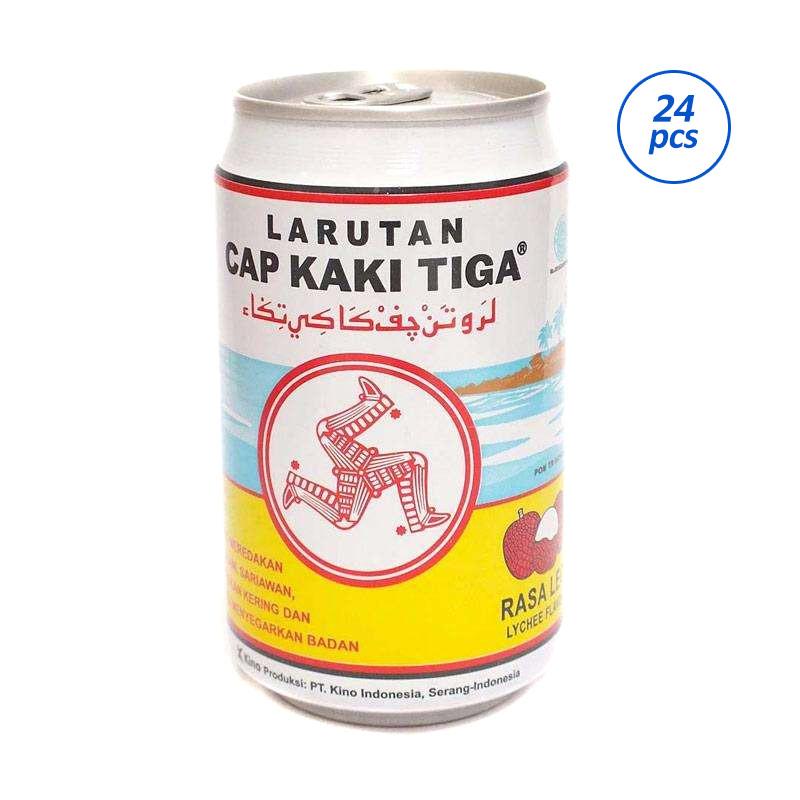 Jual Cap Kaki Tiga Lychee Larutan Penyegar [320 ml/ 24 pcs/ Karton] di Seller Mikro Global ...