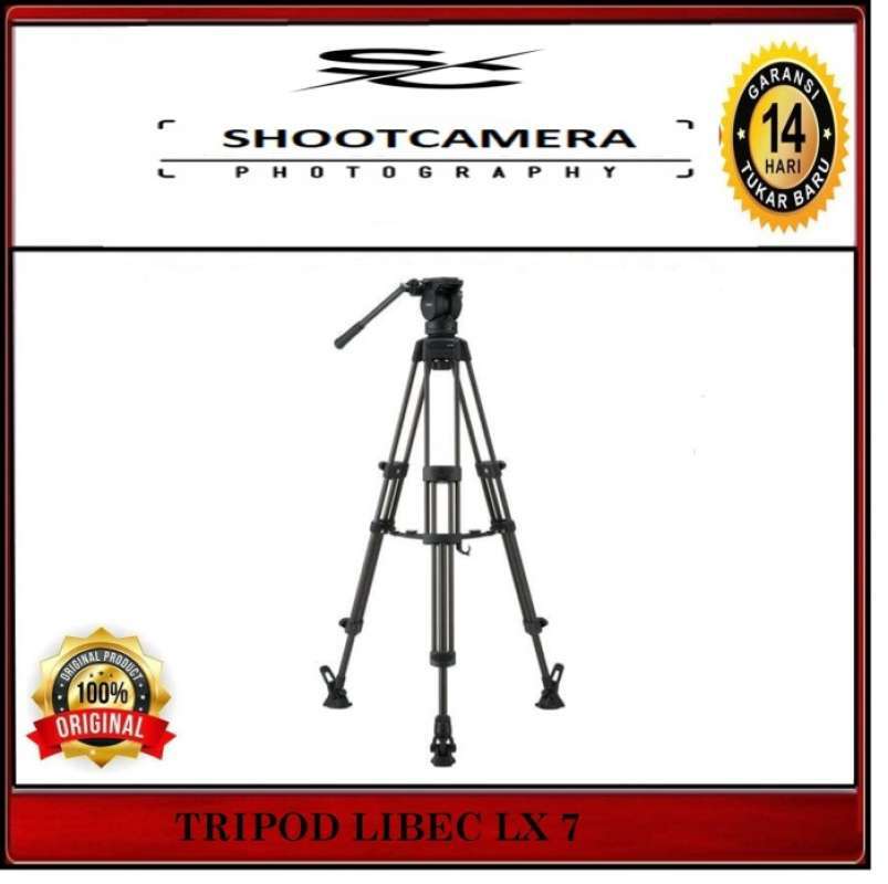 Promo Tripod Libec Lx 7 Profesional Libec Lx7 With Mid Level Spreader