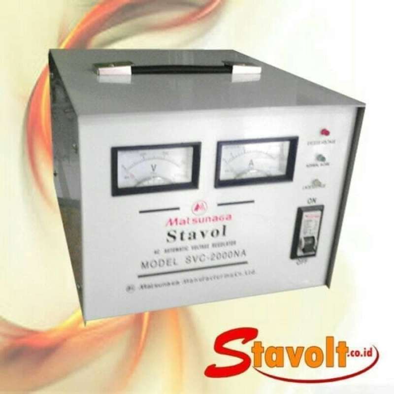 Promo MATSUNAGA Stavol Stabilizer 2000 Watt (2KVA) Diskon 23% di Seller ...
