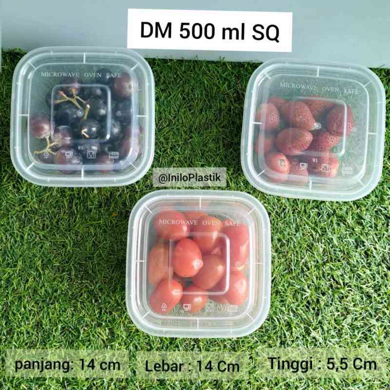 Jual Thinwal Dm 500ml Sq Thinwall Kotak Plastik 500 Ml Di Seller