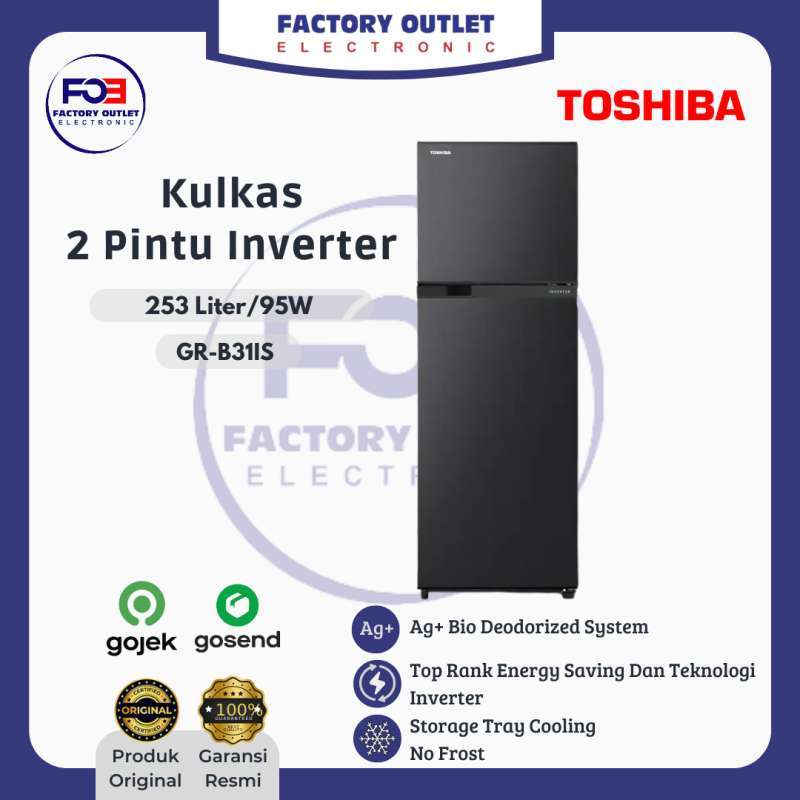 Jual Toshiba Gr-b31is Lemari Es Kulkas 2 Pintu Inverter 253lt Terbaru Tangerang-jakarta Di ...