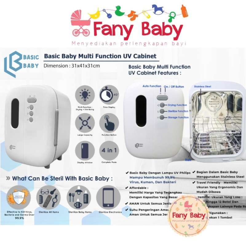 Jual Basic Baby Uv Cabinet Multi Functional Sterilizer di Seller Andara Store - Kalibata, Kota ...